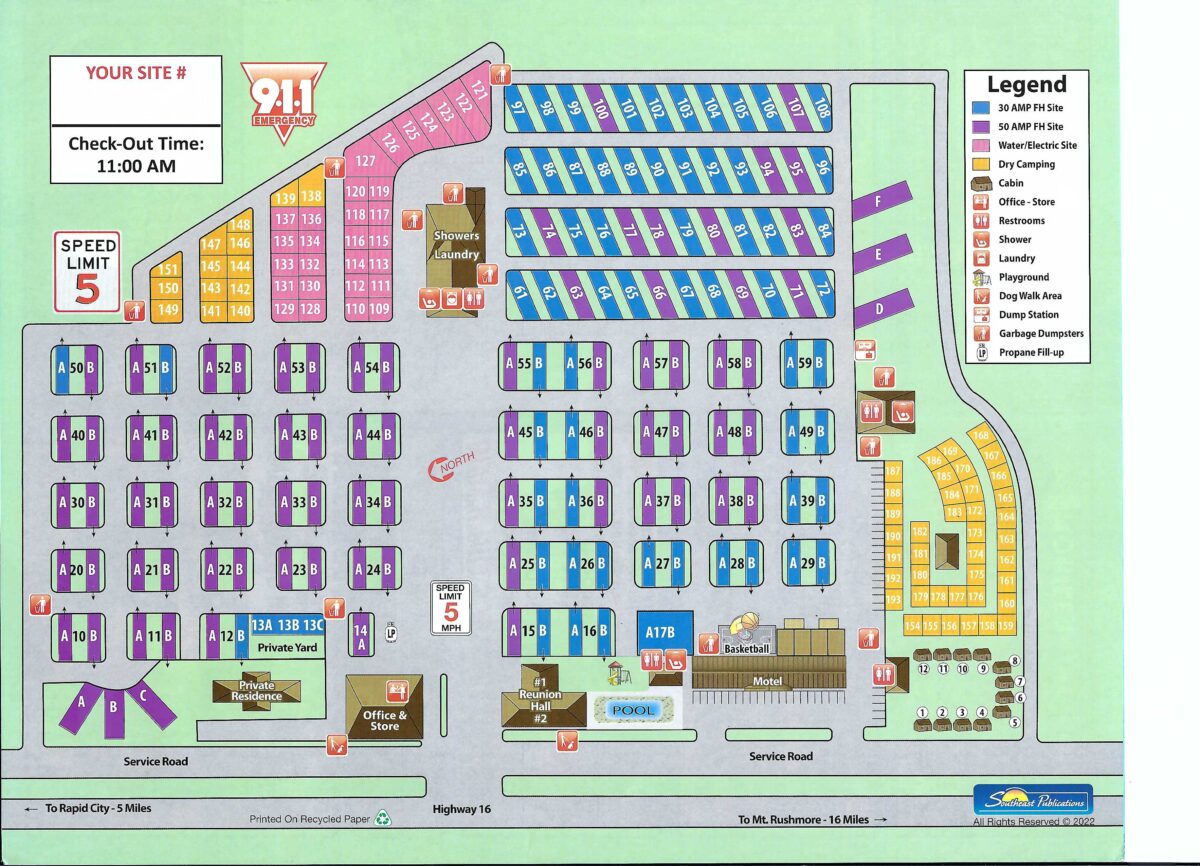 Happy Holiday RV Resort and Motel | Map | Black Hills, SD